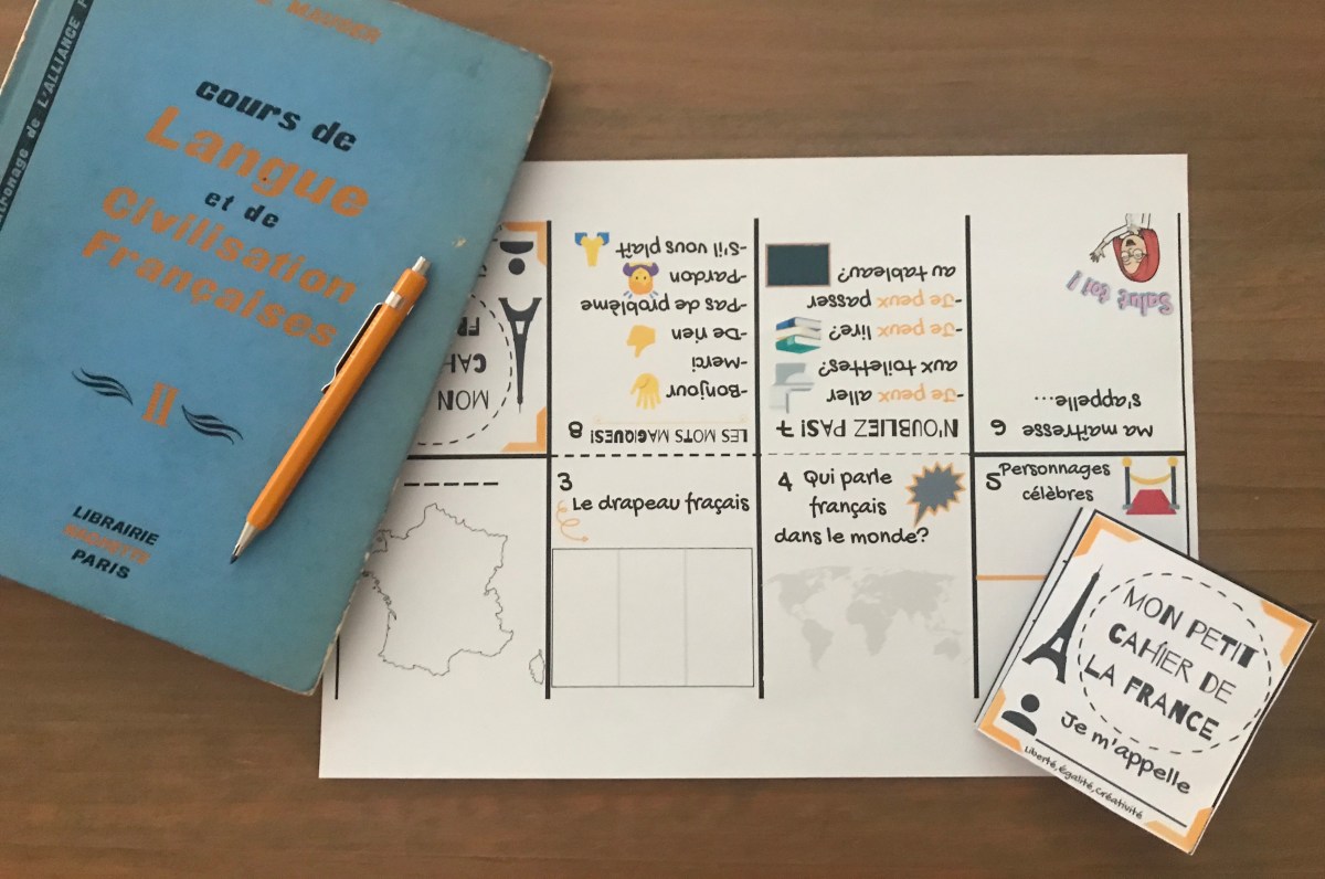 🌏Le français dans le monde🌏Mon petit cahier! – Liberté, Égalité, Créativité