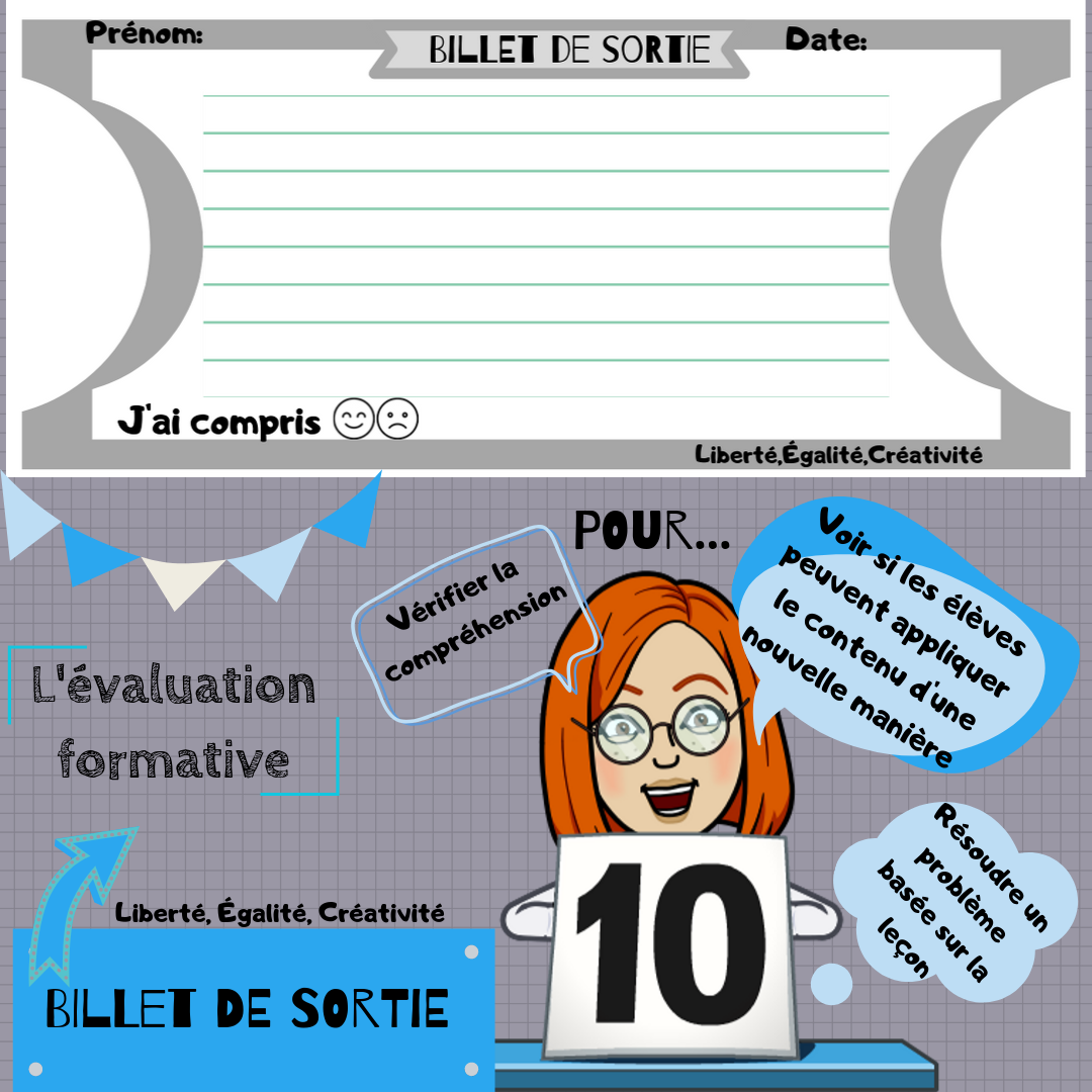 billet de sortie – Liberté, Égalité, Créativité