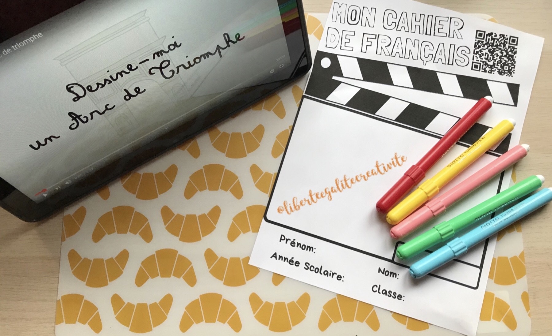 Mon cahier de français! – Liberté, Égalité, Créativité