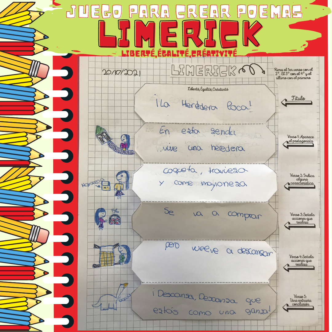 Limerick: juego para crear poemas 🏼 – Liberté, Égalité, Créativité